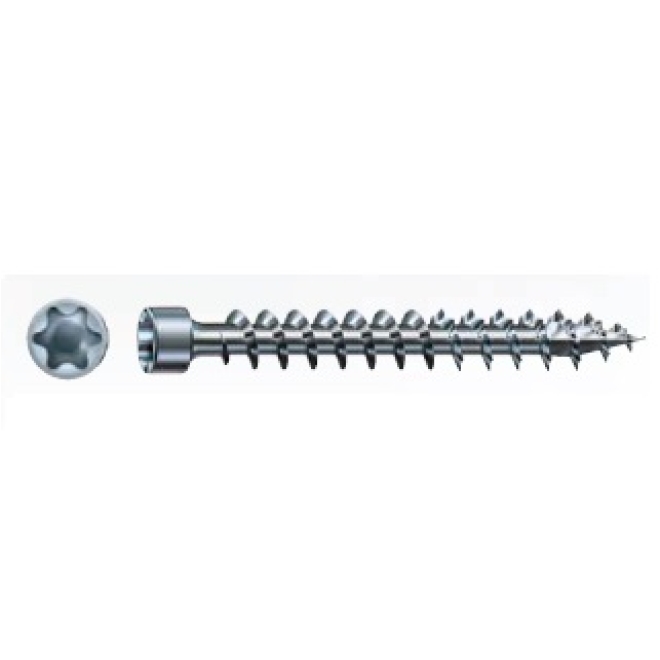 SPAX T-Star plus Zylinderkof 4CUT WIROX® Torx 30; 6,0x120 (Gewinde bis ...
